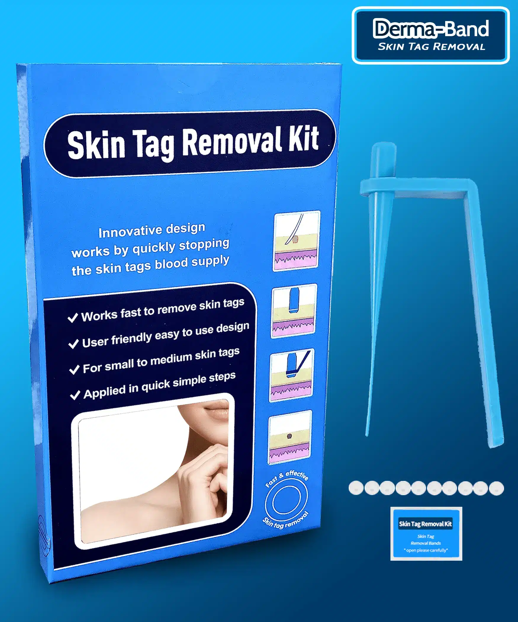 DermaBand Original | Skin Tag Removal Kit - Skin Tag Removal Kit | UK Store